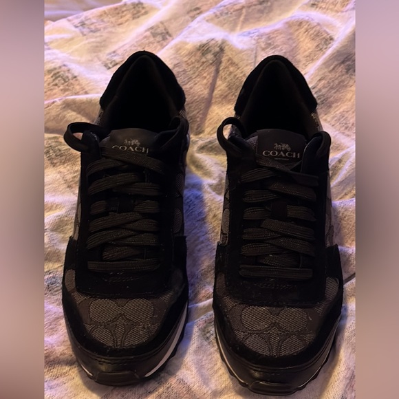 Coach | Shoes | I Am Selling A Pair Of Black Coach Sneakers Still New ...